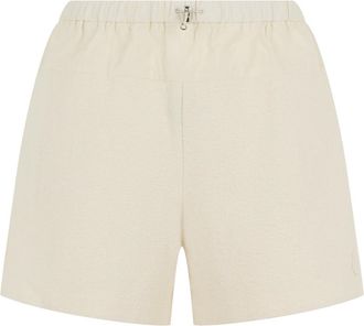 Moncler Femme, Shorts, Blanc, Taille: 38 FR Shorts avec cordon de serrage