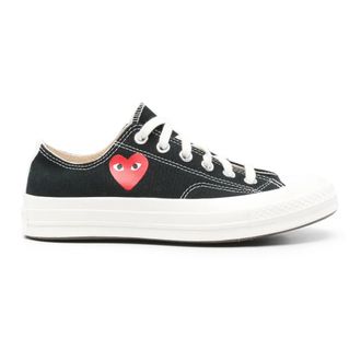 Comme Des Gar&ccedil;ons Ct70 Small Red Heart Low - - Shoes - Damen - Schwarzk - 35 1/2 EU