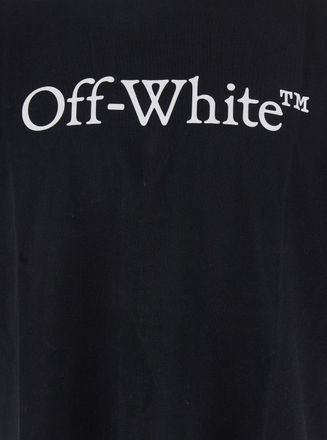 Off-white Logo-Print Oversized T-Shirt - Black