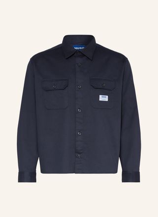 HUGO BOSS Hugo Overshirt Ekynone blau