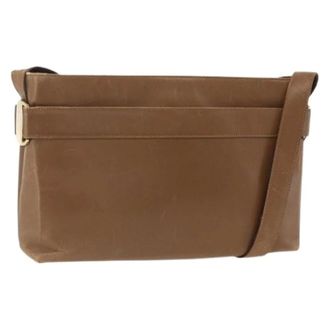 Ferragamo Sac bandouli&egrave;re doccasion - Femme - Pre-owned - Brun - Taille: ONE Size