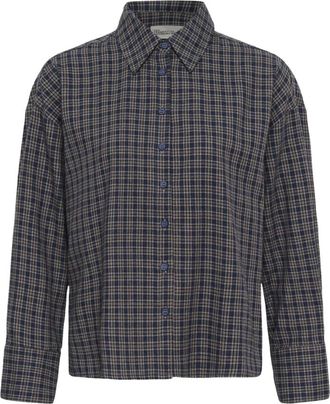 MY ESSENTIAL WARDROBE Femme, Blouses et Chemises, Bleu, Taille: 38 FR Chemise