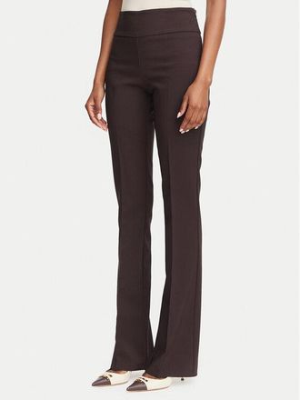 Rinascimento Rinascimento Stoffhose CFC0130140003 Braun Flare Fit