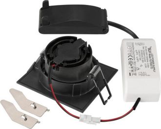SLV Encastr&eacute; plafond int&eacute;rieur led new tria 68 carr&eacute; orientable noir led 83 w 1007394