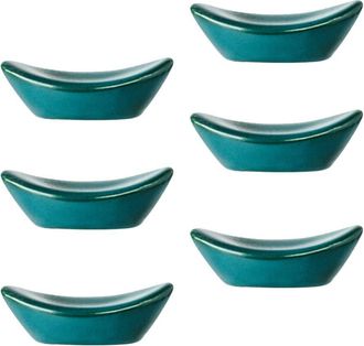 Cabilock 6st&uuml;cke Essst&auml;bchenhalter Aus Keramik Japanischer Stil F&uuml;r Essst&auml;bchen L&ouml;ffel Gabeln Als Kissenablage Haltbar Und Sauber