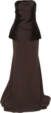 Solace London Femme, Robes, Brun, Taille: 38 FR Gowns