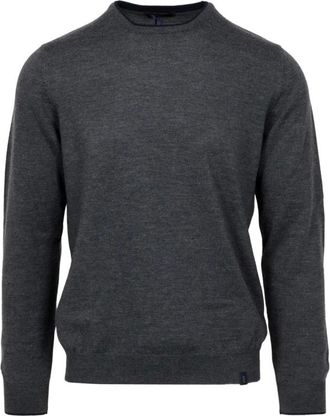 Fay Homme, Pulls, Gris, Taille: XL Pull en Maille de Laine Ras&eacute;e