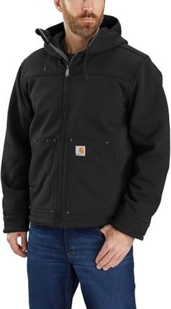 Carhartt Work in Progress Mens Super Dux Relaxed Fit Sherpa-Lined Active Jacket, Black, 2X-Large