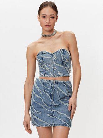 Gestuz Top Larisa 10906883 Blau Slim Fit