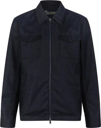 Herno Homme, Vestes, Bleu, Taille: M Veste Zipp&eacute;e