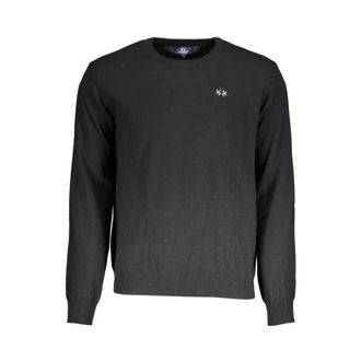 La Martina Eleganter Schwarzer Woll-Kaschmir-Pullover - - Knitwear - Herren - Schwarzk - 2XL
