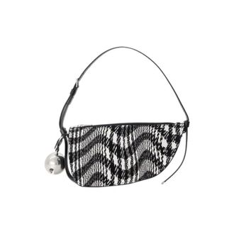 Burberry Baumwoll-Umh&auml;ngetasche - - Bags - Damen - Schwarzk - ONE SIZE