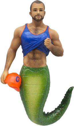 December Diamonds 55-55174 Al Gaytor Kunstharz Merman Ornament