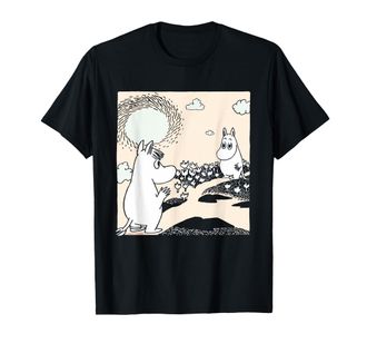 Moomin troll & Snorkmaiden winkende Liebe T-Shirt