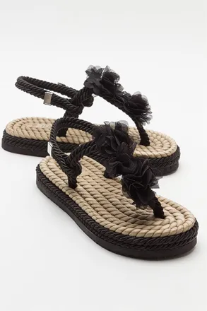 Prologue SANTRA Schn&uuml;rer Thong Sandalen (Women)