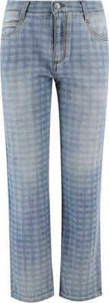 Ermanno Scervino Femme, Jeans, Bleu, Taille: 38 FR Jean Jambe Droite