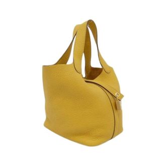 Herm&egrave;s Sac seau Pre-owned - Femme - Pre-owned - Jaune - Taille: ONE Size