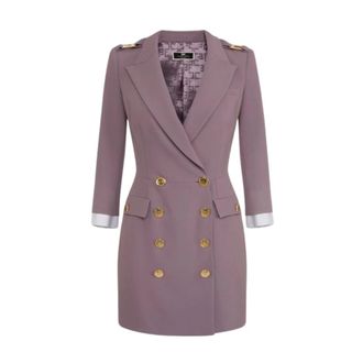 Elisabetta Franchi Ab-384-36E2-V650 - - Dresses - Damen - Lila - 3XL