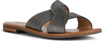 Geox Damen D Sozy S C Flat Sandal, Gun, 37 EU