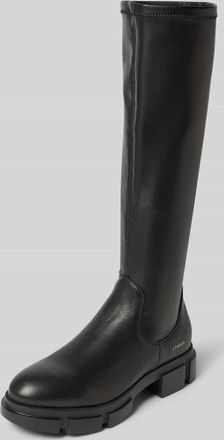 Copenhagen Stiefel aus Leder-Mix mit Logo-Detail