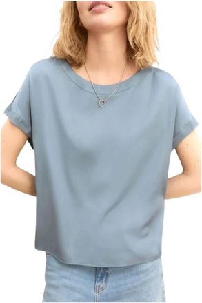 Marella Femme, Tops, Bleu, Taille: 38 FR T-Shirt
