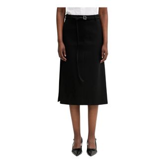 Sportmax Garbo Midi Rock - - Skirts - Damen - Schwarzk - M
