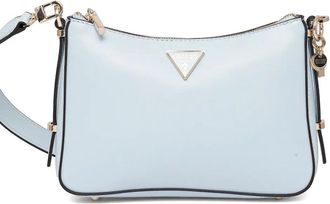 Guess Co logo-plaque shoulder bag - Bleu