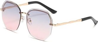 Generic Lunettes De Soleil Polaris&eacute;es &Agrave; Monture M&eacute;tallique Large For Hommes Et Femmes, Id&eacute;ales For Lext&eacute;rieur, Les F&ecirc;tes Et Autres Occasions Sp&eacute;ciales.(Pink)