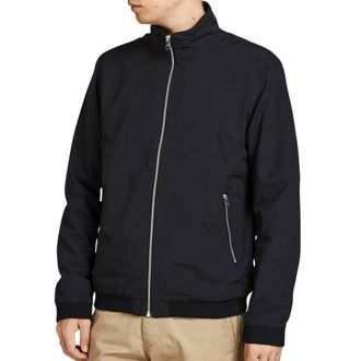 Jack & Jones Herren Jjerush Harrington Noos Bomberjacke, Schwarz, M EU