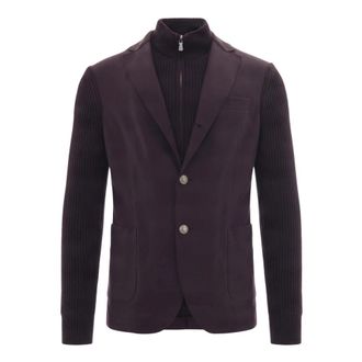Eleventy Sakko mit Einreiher - - Jackets - Herren - Rot - L