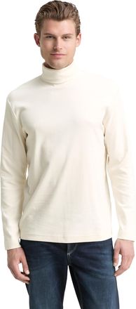 Tom Tailor Herren 1048614 Basic Rollkragenshirt, 10348-Gardenia White, XL