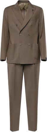 Santaniello Homme, Costumes, Brun, Taille: 3XL Sallia Denim Solaro Tinto Filo Natural Stretch