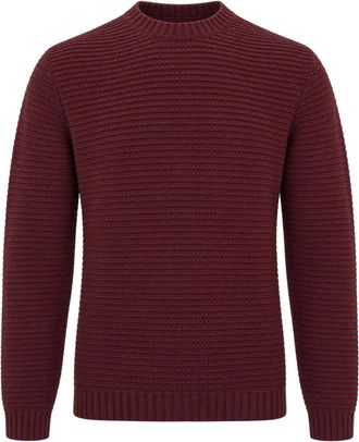 Arte Pull col rond - Homme - Pulls - Rouge - Taille: L