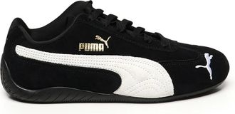 Puma Puma, Homme, Chaussures, Noir, Taille: 43 1/2 EU Baskets Noires avec Fermeture à Lacets Avant