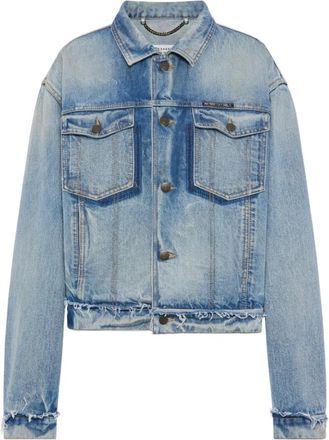 Maison Margiela Femme, Vestes, Bleu, Taille: 34 FR Veste en jean