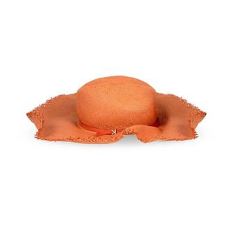 Patrizia Pepe Chapeau &agrave; large bord - Femme - Accessoires - Orange - Taille: S