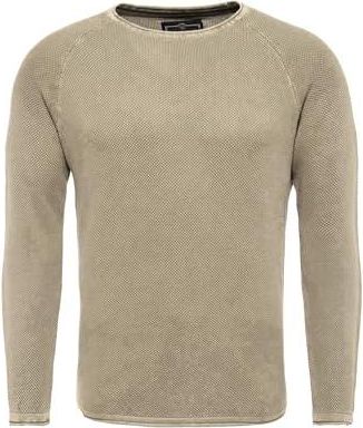 Key Largo Thomas Col Rond Sweater, Sable (1005), L Homme