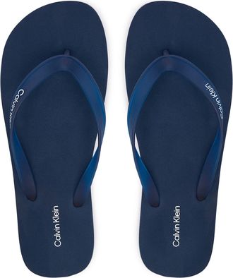 Calvin Klein Zehentrenner Calvin Klein Logo Strap HM0HM02105 Dunkelblau