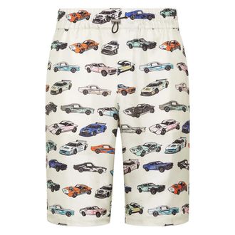 Philipp Plein Homme, Shorts, Multicolore, Taille: L Silk Cool Shorts Cars Racing