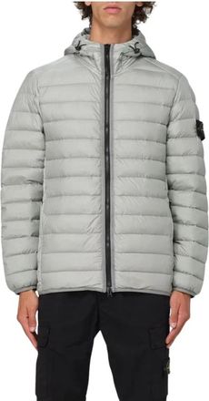 Stone Island Homme, Vestes, Gris, Taille: M Down Jacket