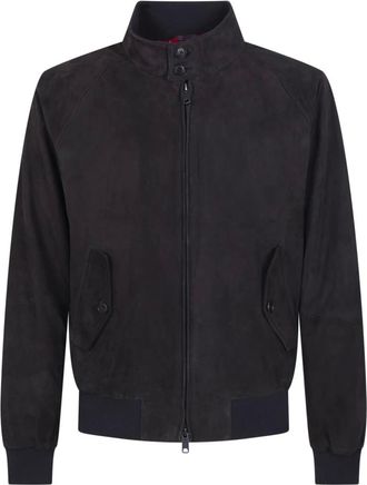 Baracuta Homme, Vestes, Bleu, Taille: 3XL G9 Suede Bomber Jacket