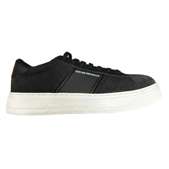 Armani Stylische Herren-Sneaker - - Shoes - Herren - Schwarzk - 45 EU