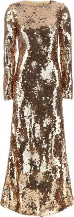 Paco Rabanne Robe longue - Femme - Robes - Jaune - Taille: 40 FR