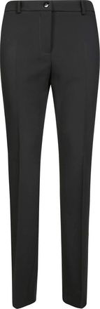 Pinko Pinko, Femme, Pantalons, Noir, Taille: 38 FR Pantalon en tissu élégant avec fentes