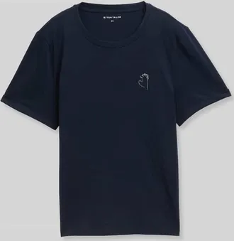 Tom Tailor Regular Fit T-Shirt aus reiner Baumwolle