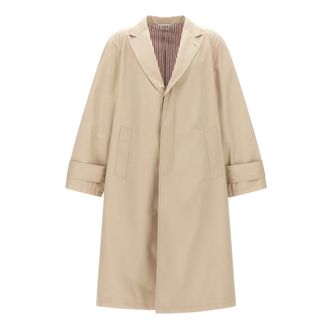 Thom Browne Herren, M&auml;ntel, Beige, MGr&ouml;&szlig;e