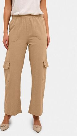 Kaffe Stoffhose Naya 10508358 Beige Regular Fit