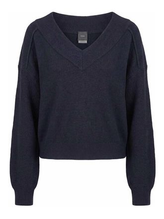 Pinko Pull Col Rond - Bleu