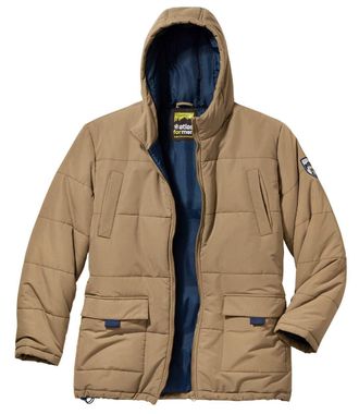 Atlasformen Wattierter Parka mit vielen Taschen - Parka Taschen und Kapuze - Daunenjacke Herren - Gefütterte Jacke Herren - In großen Größen erhältlich