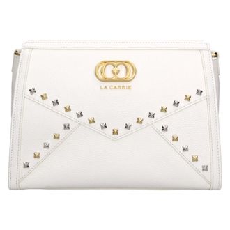 La Carrie Frivolous Medium Leder-Tasche mit Nieten - - Bags - Damen - Beige - ONE SIZE